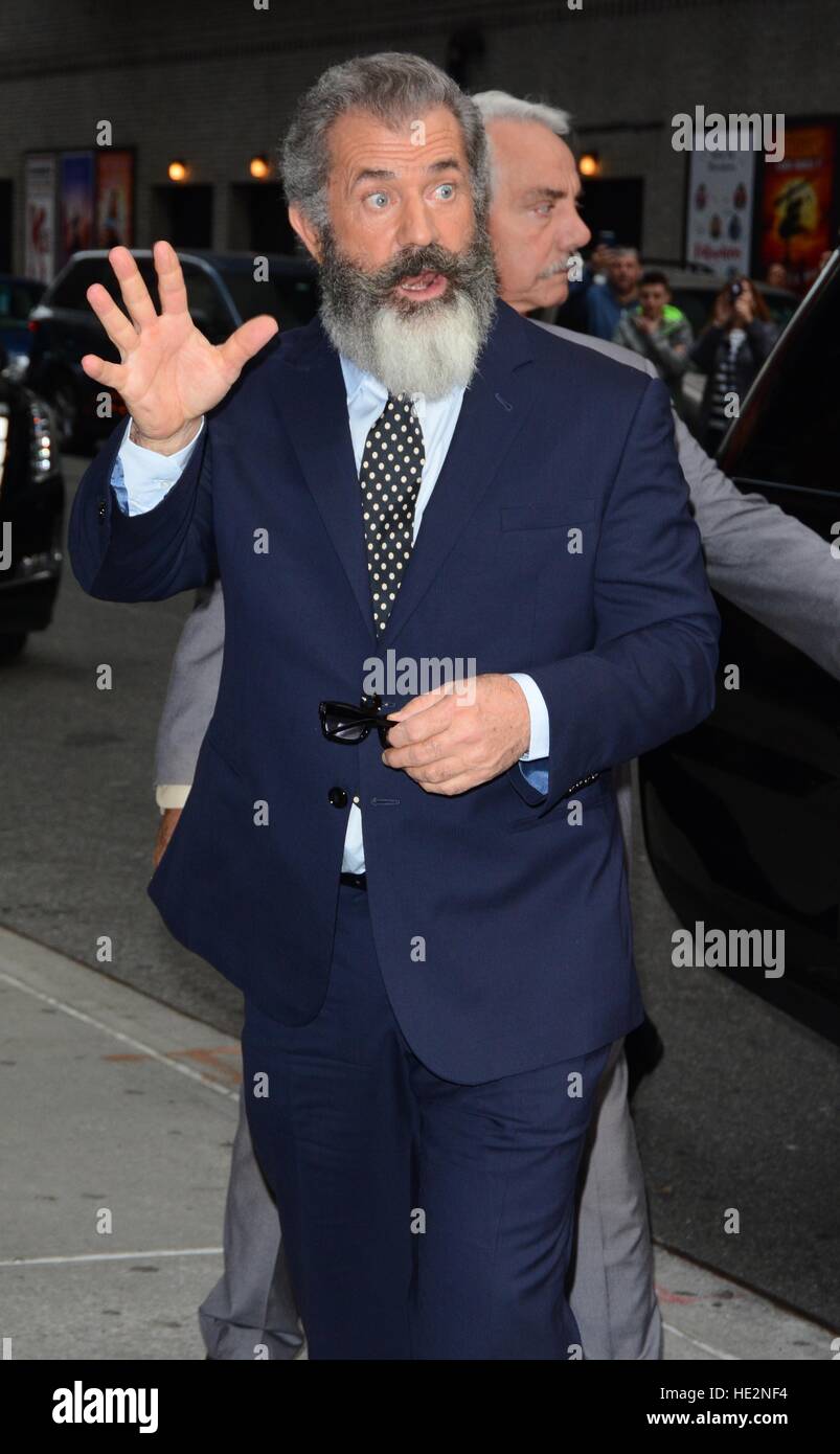 Mel Gibson and Luke Bracey at 'The Late Show with Stephen Colbert' New ...