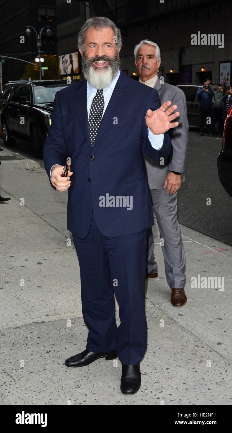 Mel Gibson and Luke Bracey at 'The Late Show with Stephen Colbert' New ...