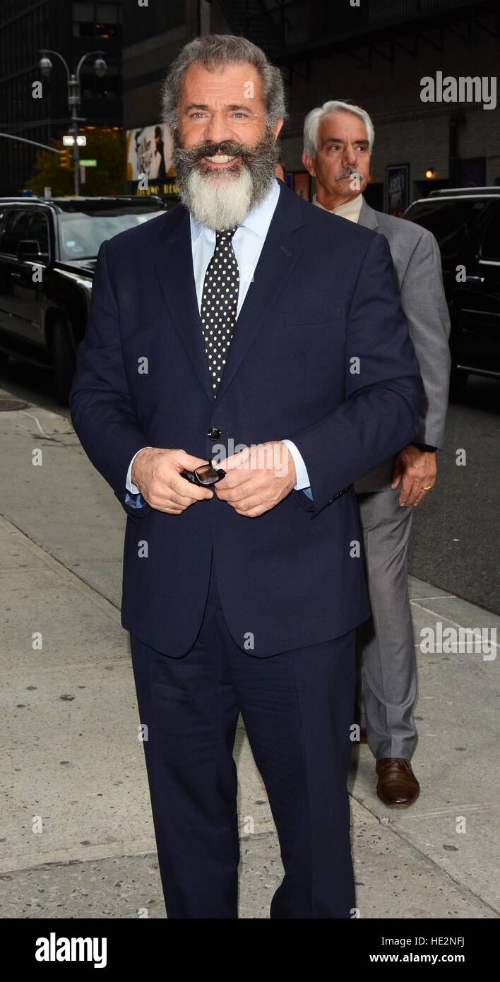 Mel Gibson and Luke Bracey at 'The Late Show with Stephen Colbert' New ...