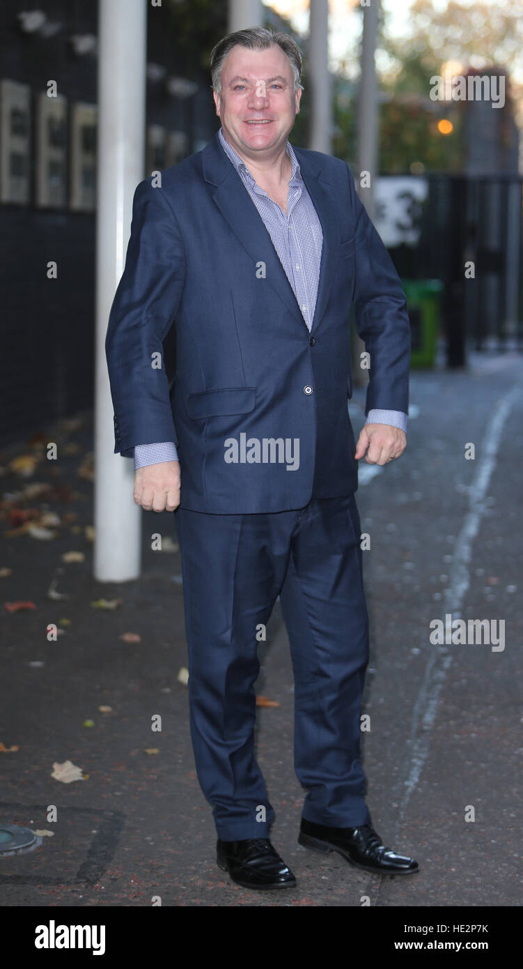 Ed Balls outside ITV Studios today Featuring: Ed Balls Where: London ...