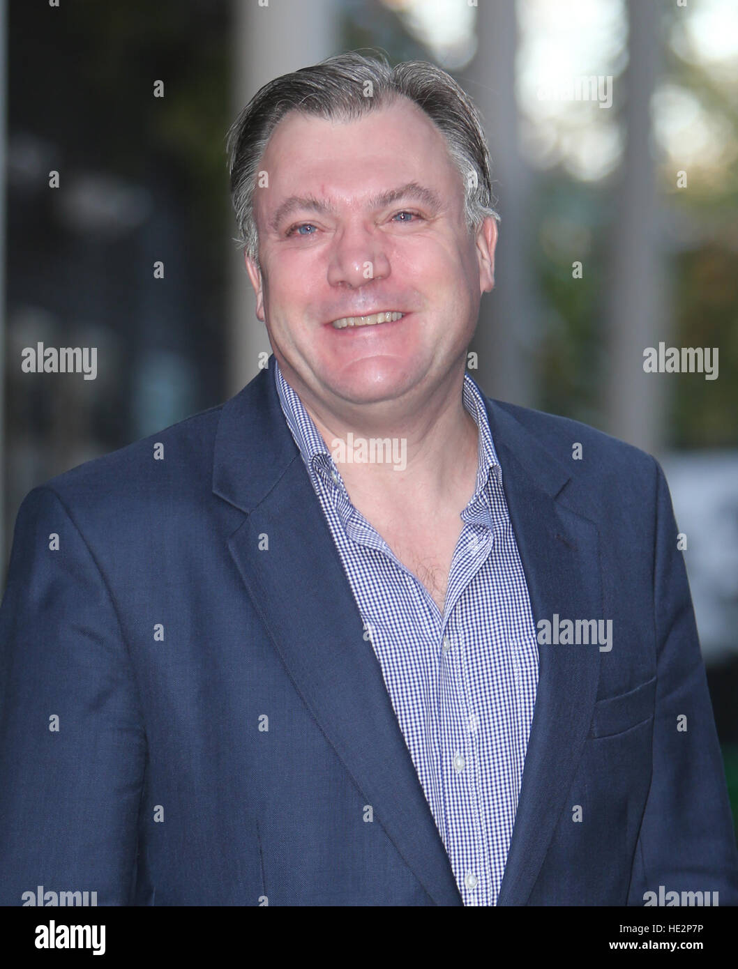 Ed Balls outside ITV Studios today Featuring: Ed Balls Where: London ...