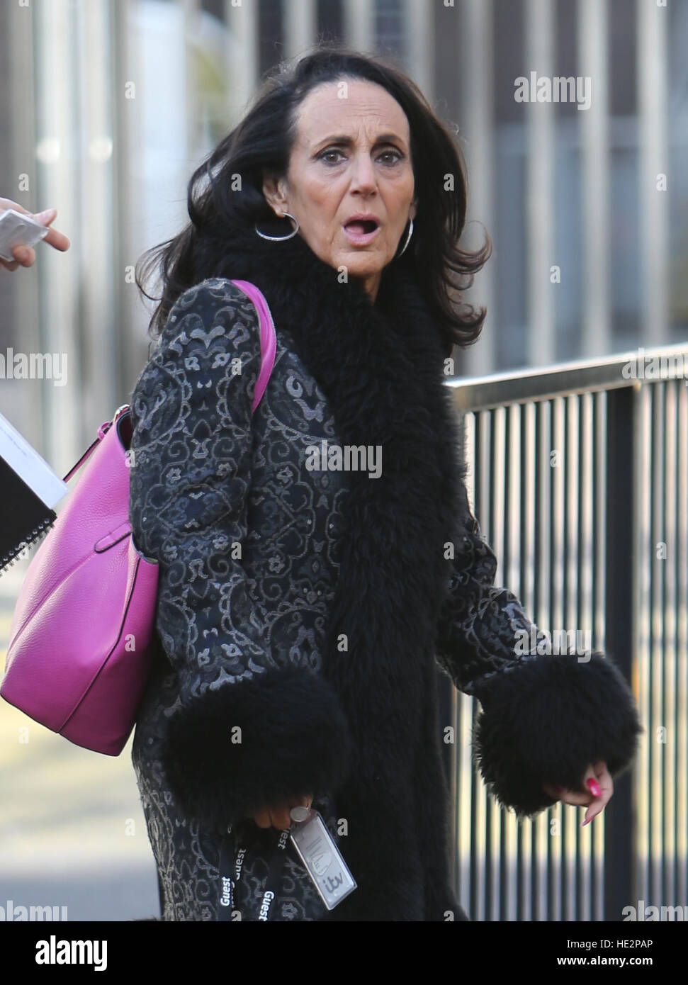 Lesley Joseph outside ITV Studios Featuring: Lesley Joseph Where ...