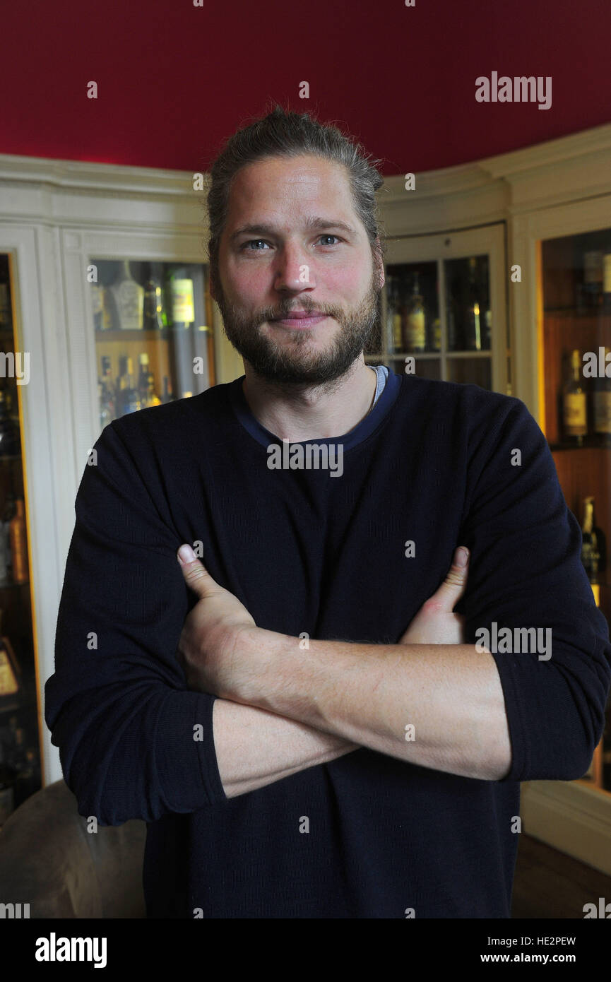 Photocall for new episodes of ZDF series 'Die Bergretter' at Cafe ...