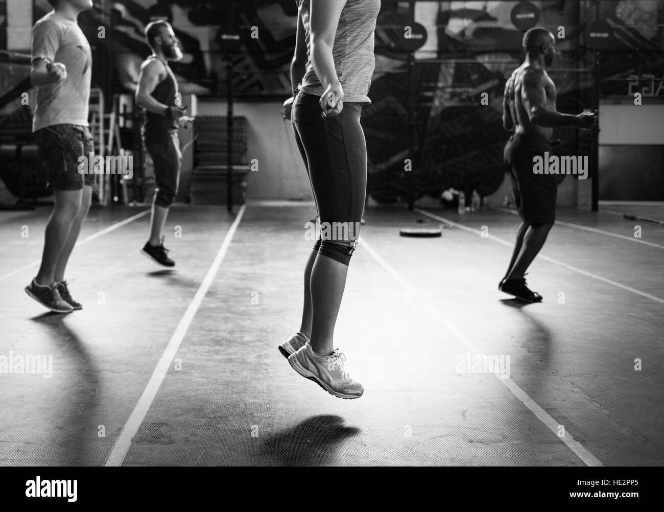 Active People Sport Workout Concept Stock Photo - Alamy