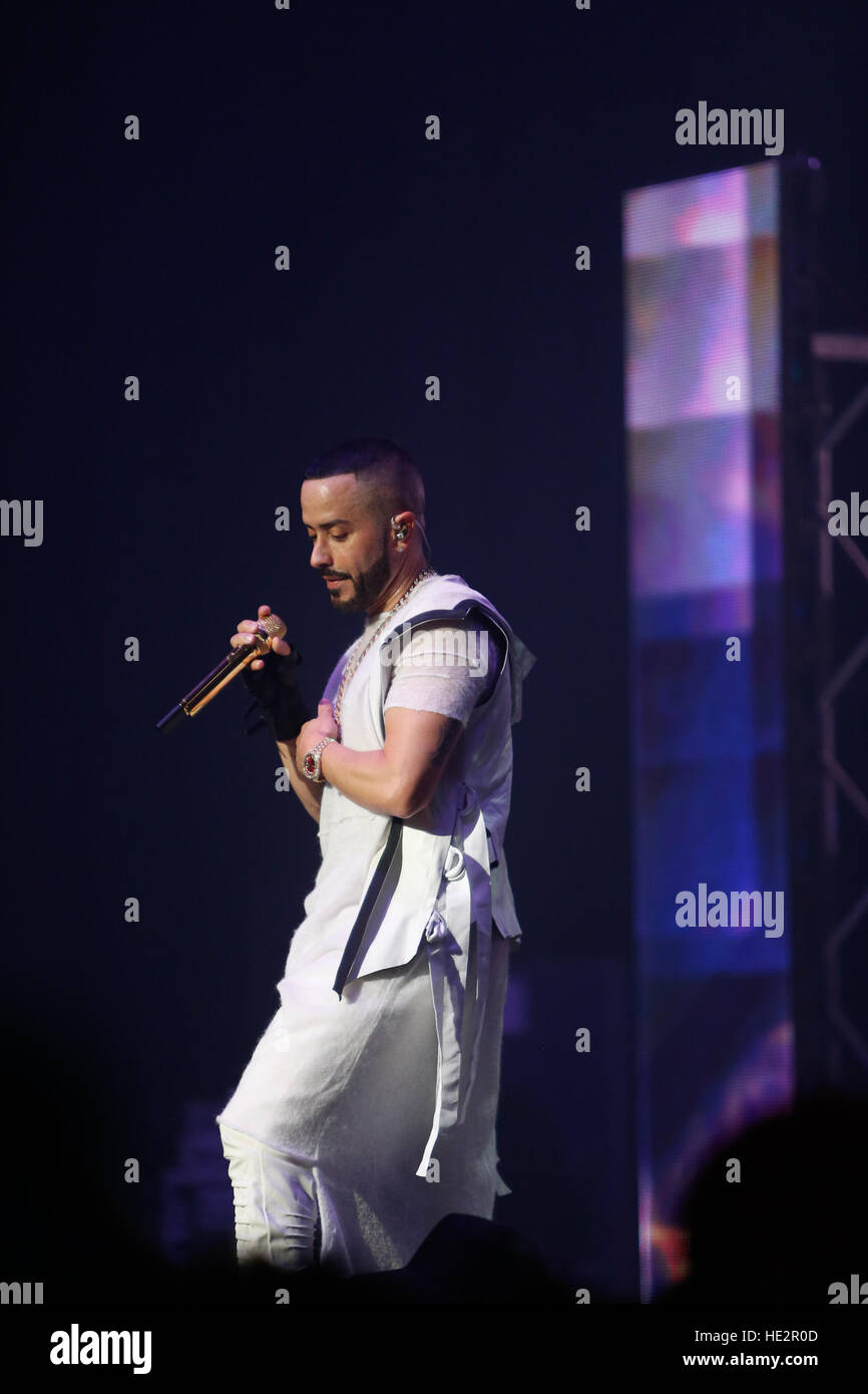 Yandel performing live in concert at the Hammerstein Ballroom as part ...