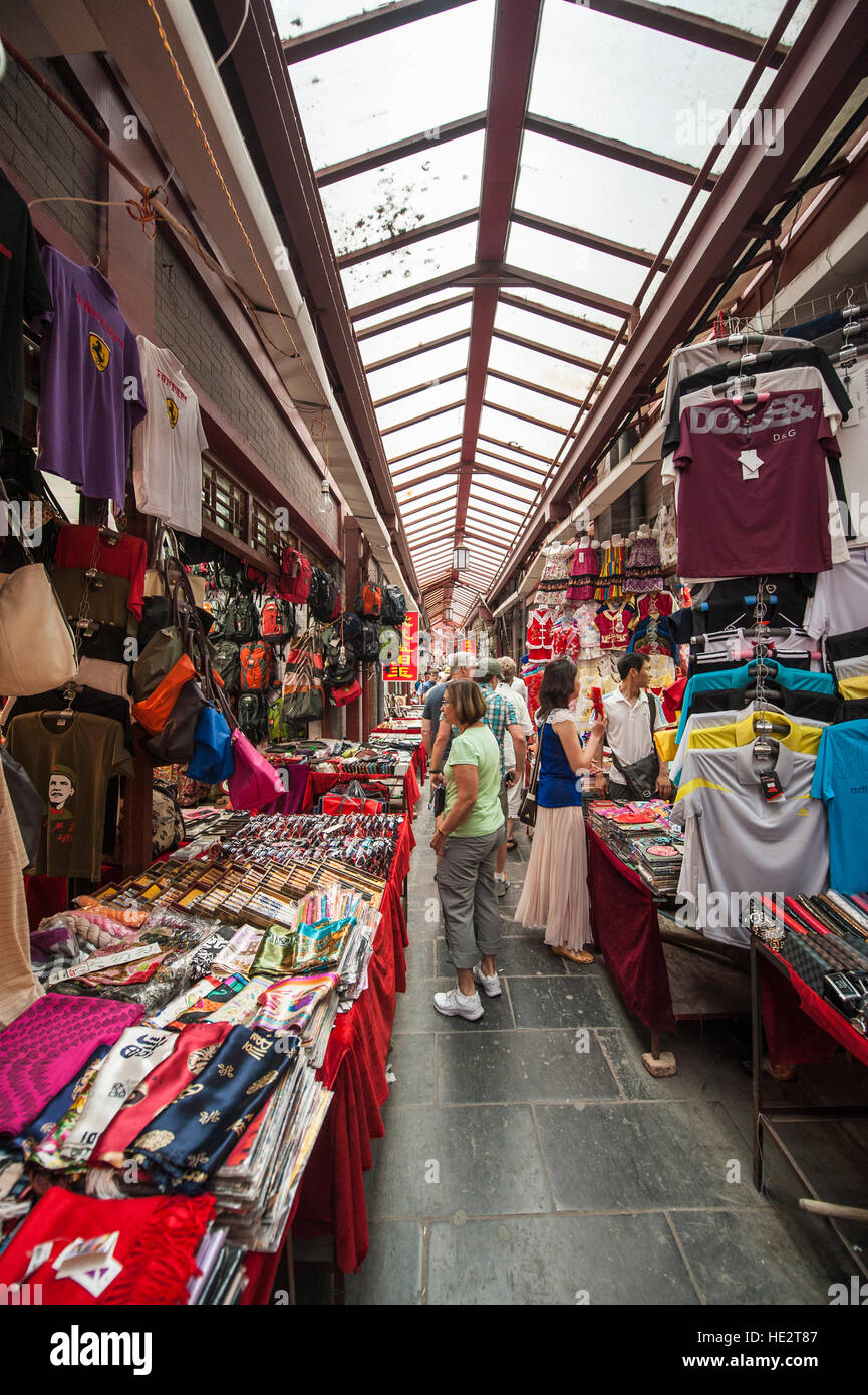 Muslim quarter market, Xian, China Stock Photo - Alamy