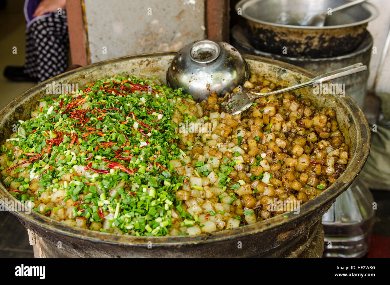 Food at the Muslim quarter market Xian, China Stock Photo - Alamy
