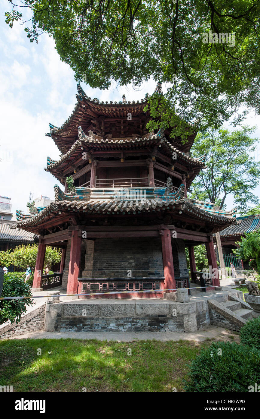 Tower of the visiting heart pavilion pagoda Great Mosque Xian, China ...