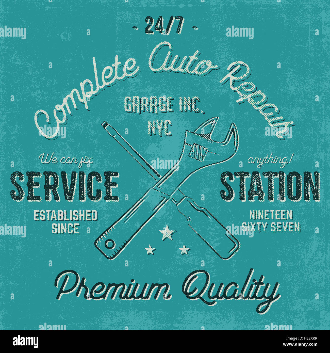 1950s auto repair hi-res stock photography and images - Alamy