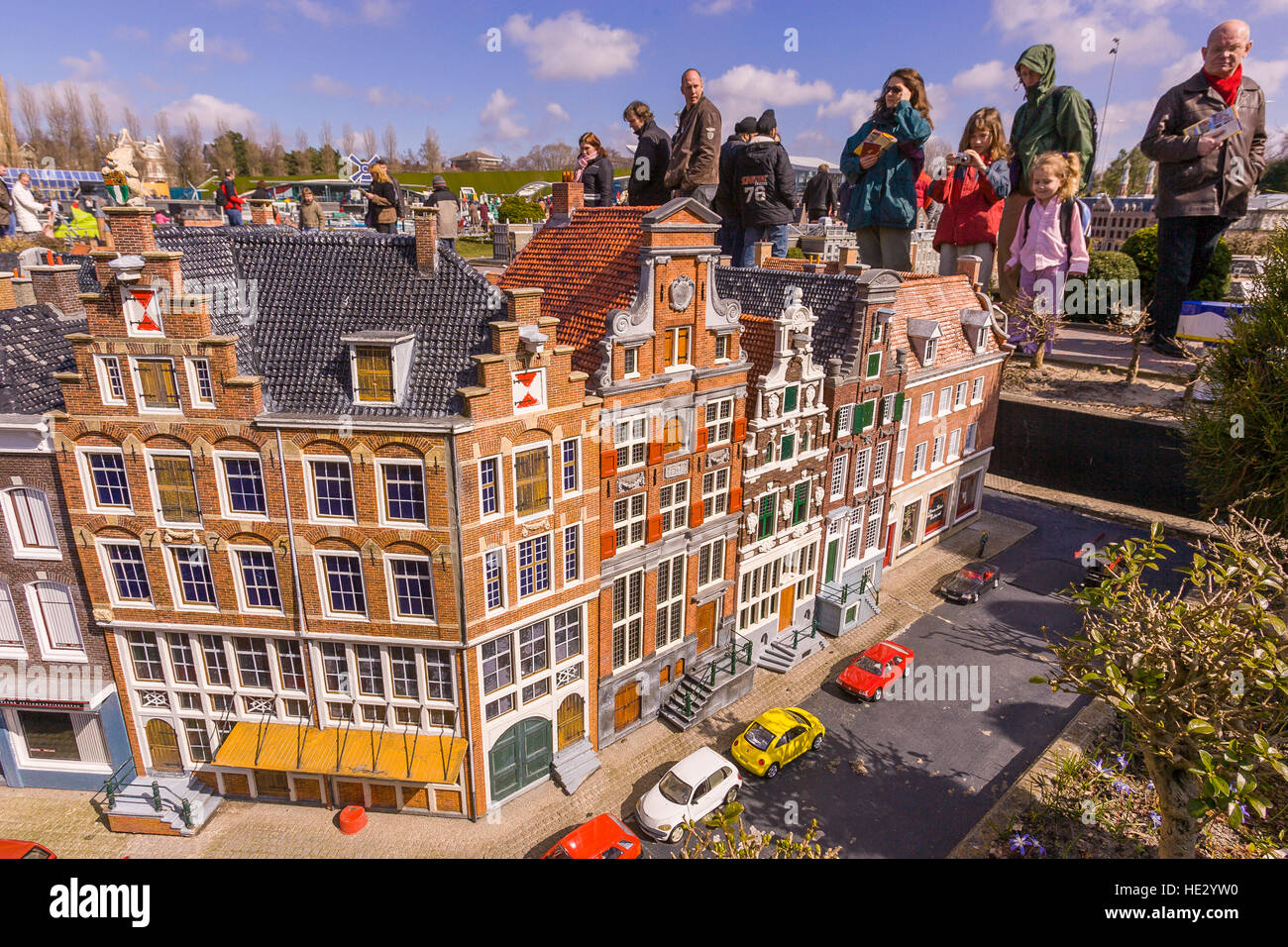 THE HAGUE, NETHERLANDS - Madurodam miniature city amusement park Stock ...