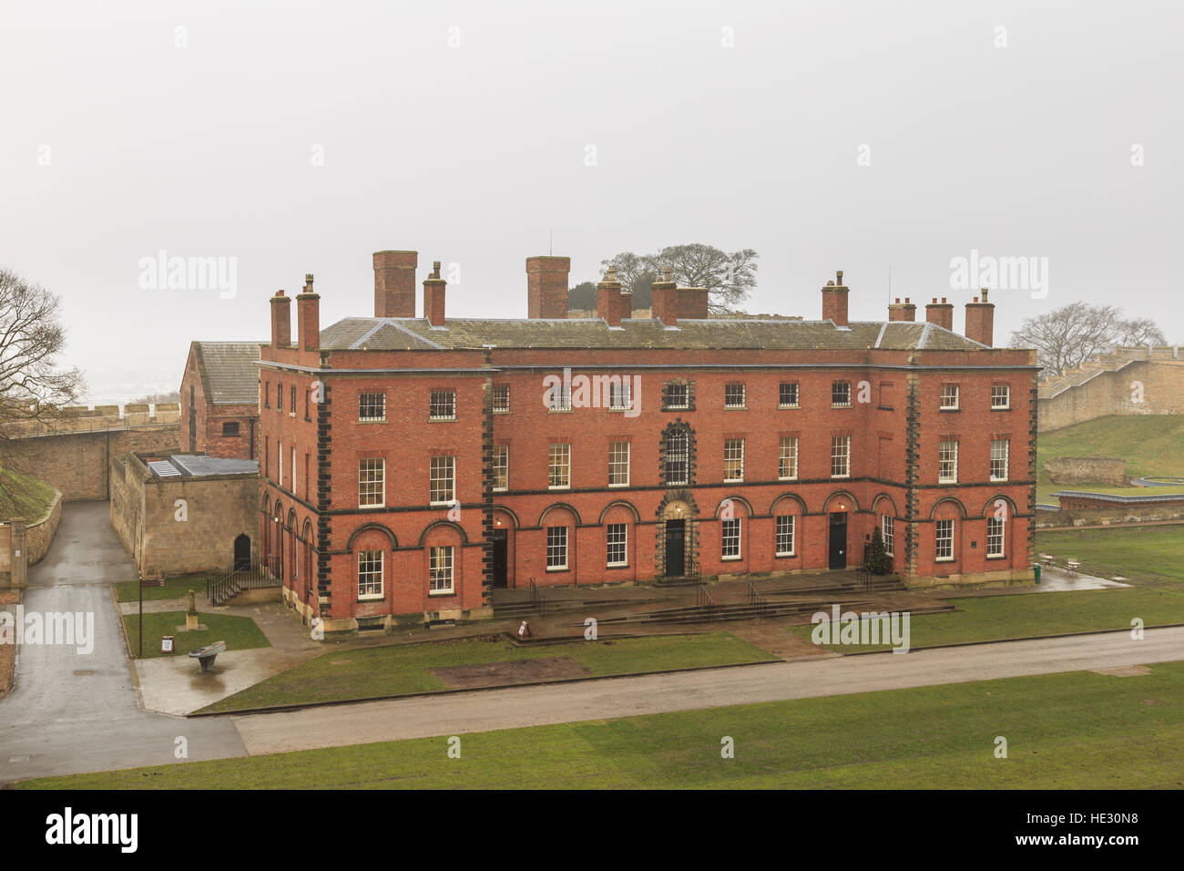 Exterior of Lincoln Castle shop, cafe and entrance to Magna Carta Vault ...