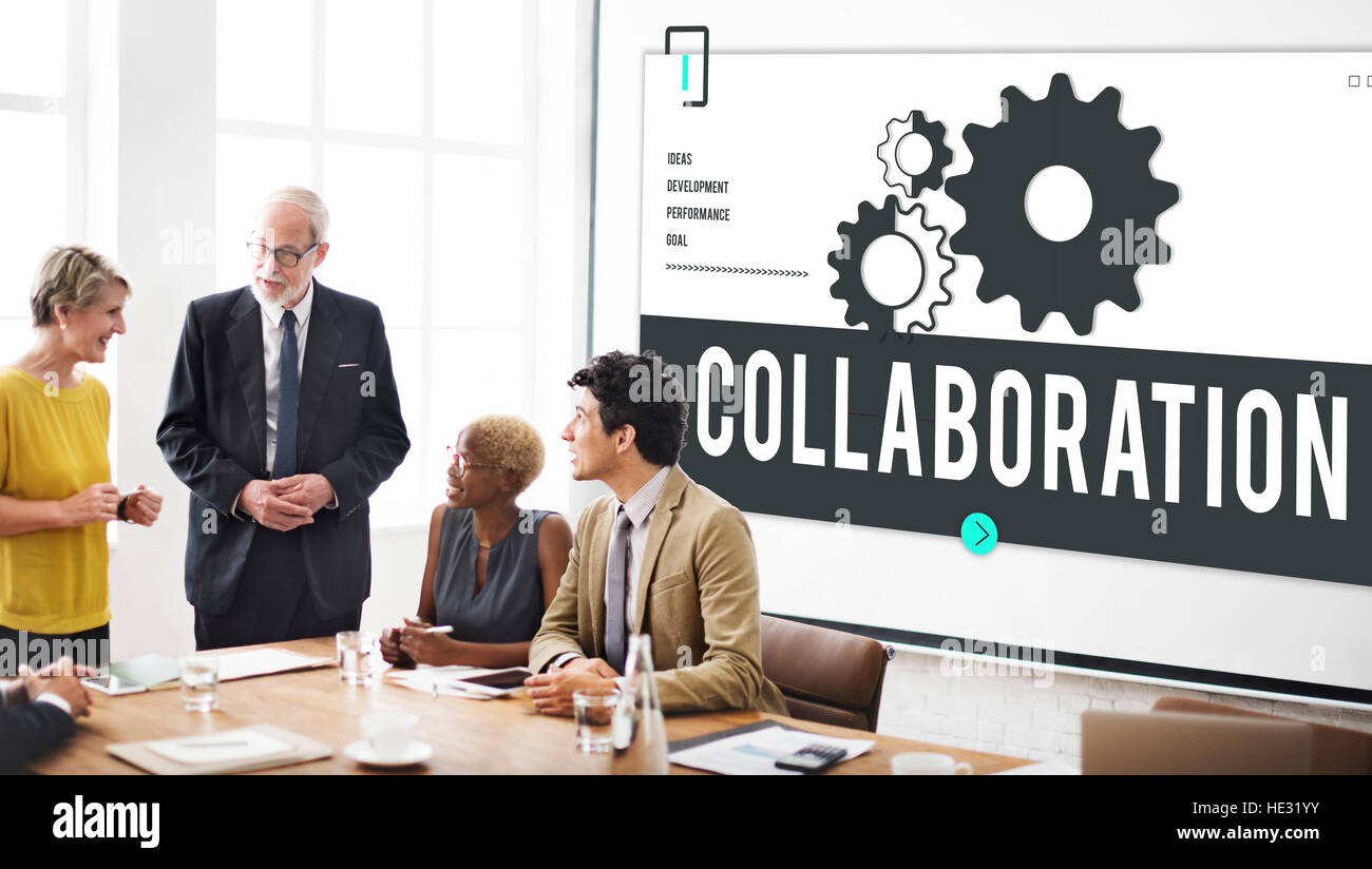 Leadership Partnership Collaboration Team Concept Stock Photo - Alamy