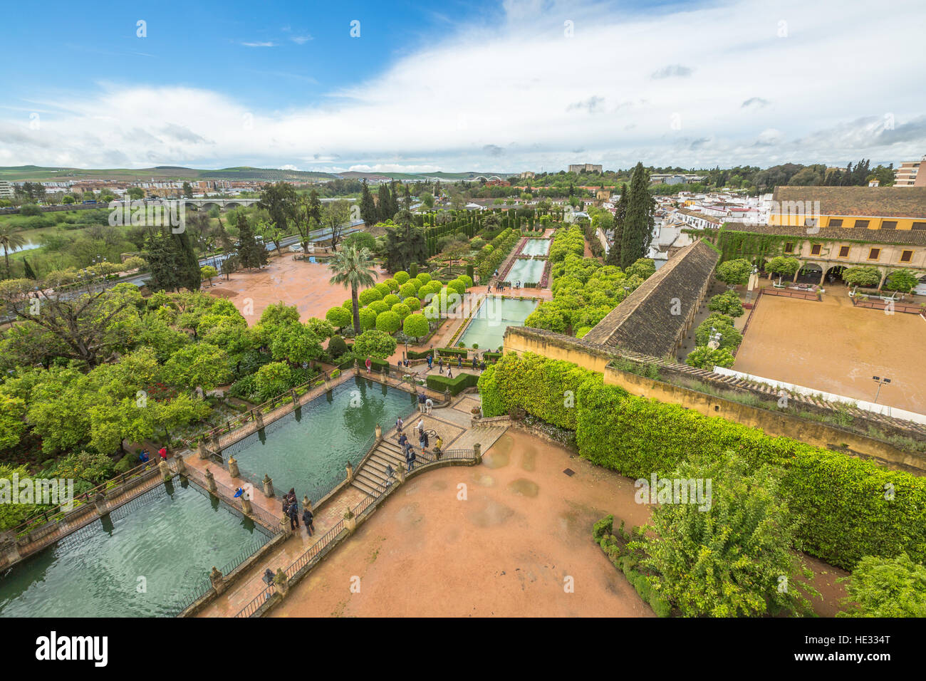 Palace alcazar famous andalusian hi-res stock photography and images ...