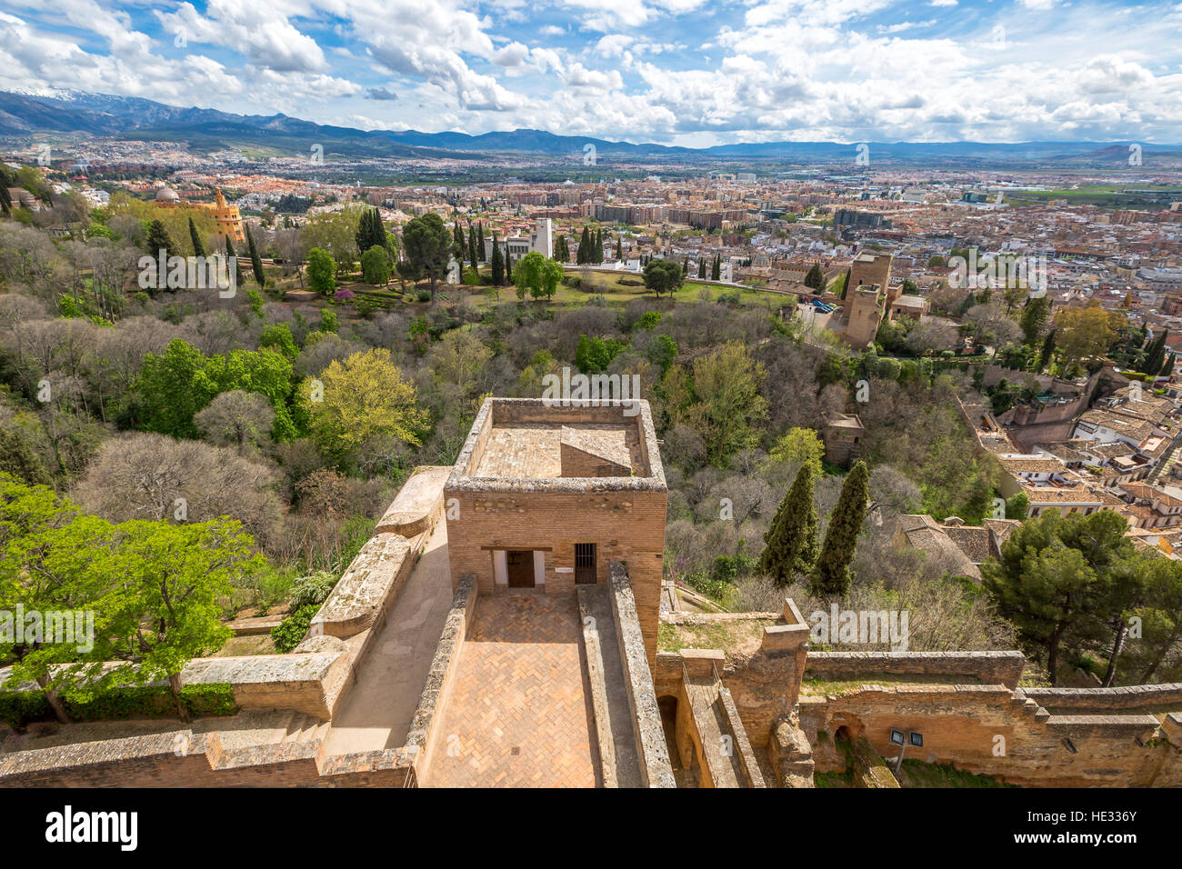 The alhambra aerial hi-res stock photography and images - Alamy