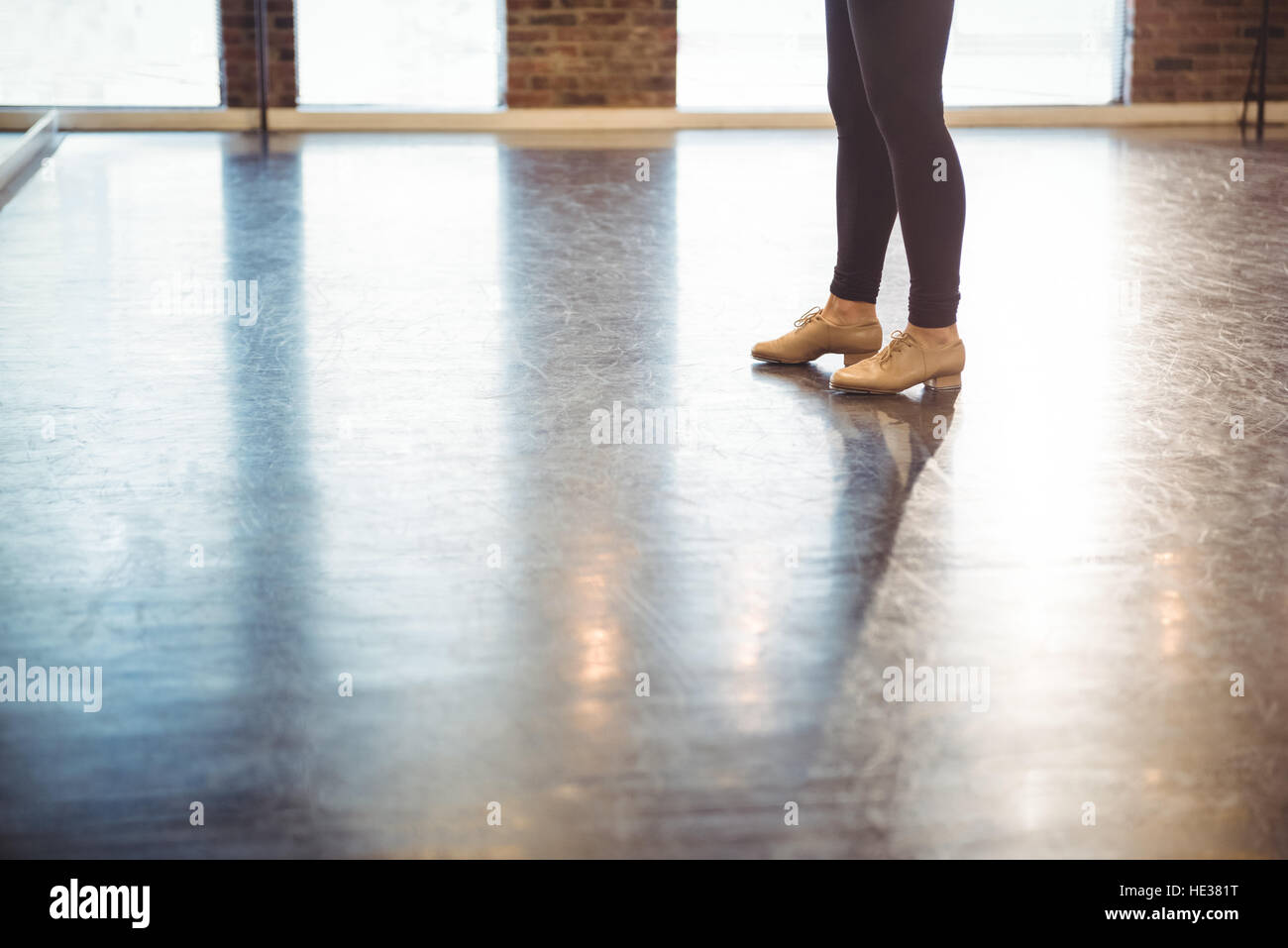 Woman practicing a dance in dance studio Stock Photo - Alamy