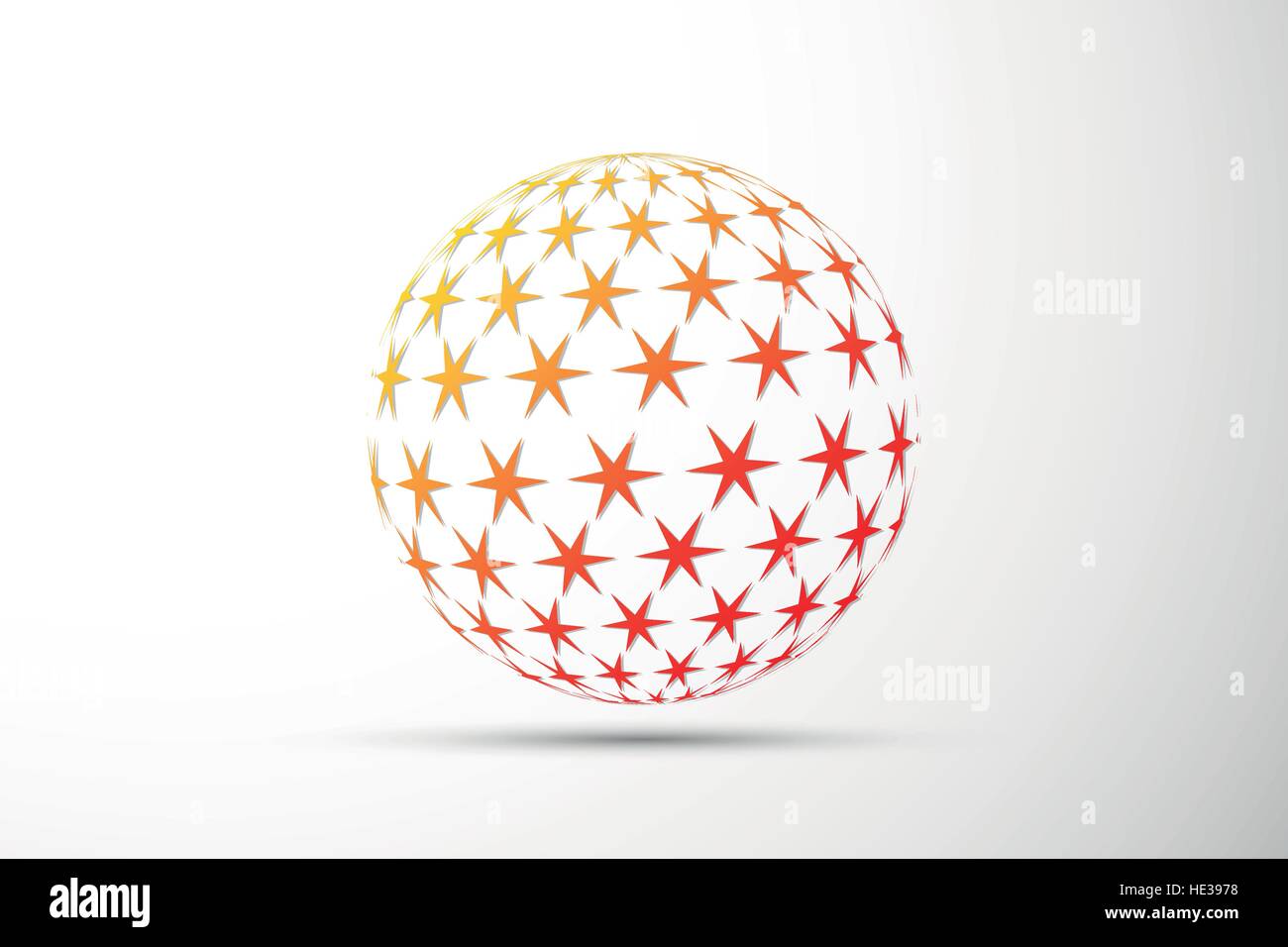 star logo, Abstract vector globe and star logo Stock Vector Image & Art ...