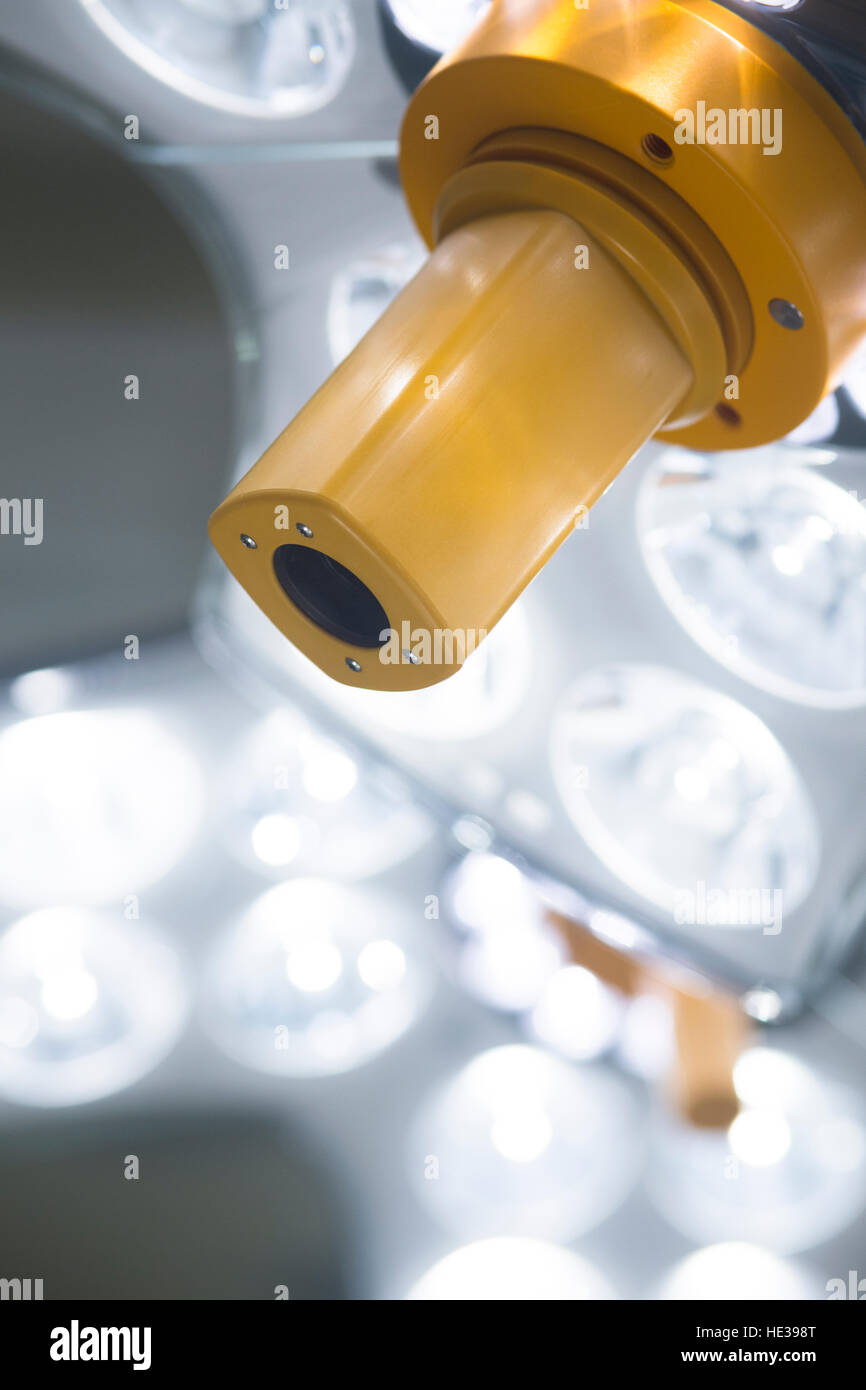 Operating emergency room surgery theater lighting in hospital to enable ...