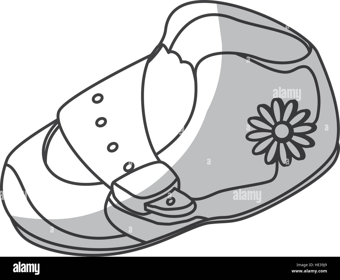 baby shoe icon over white background. vector illustraiton Stock Vector ...