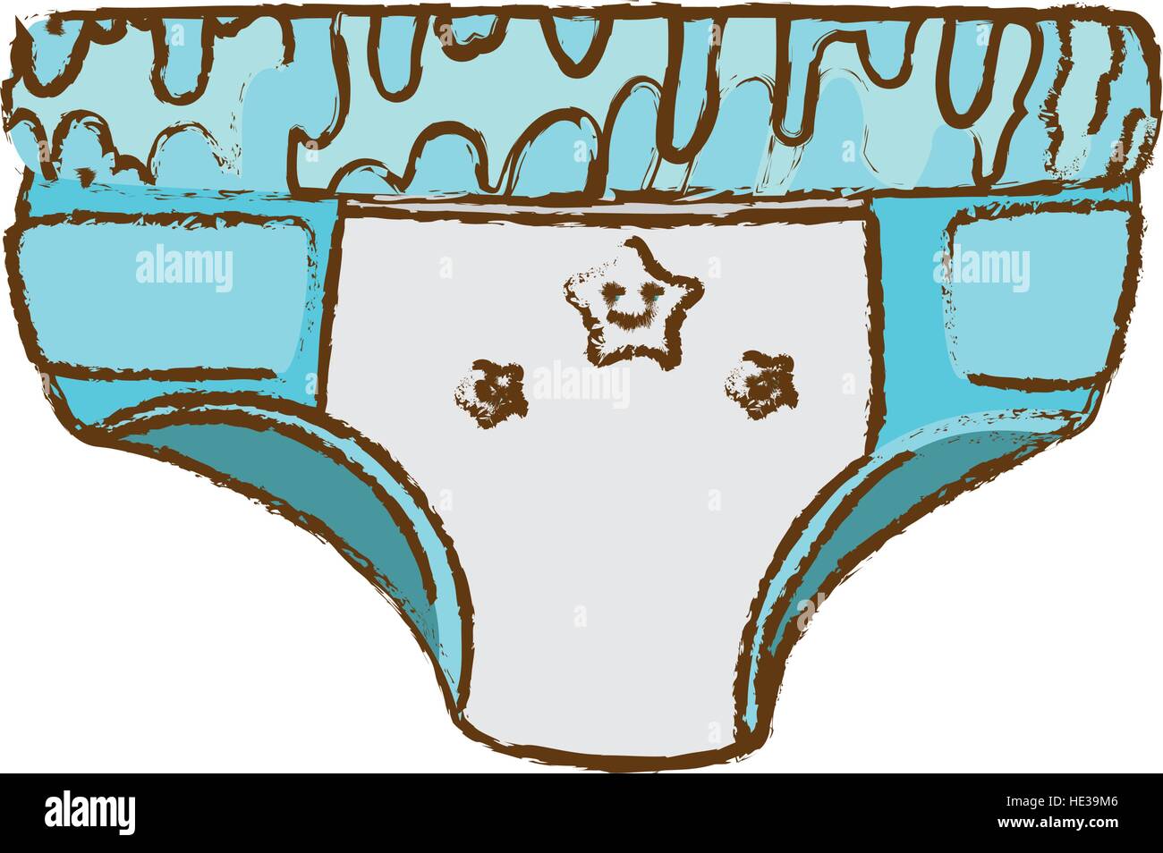 Disposable nappy Stock Vector Images - Alamy