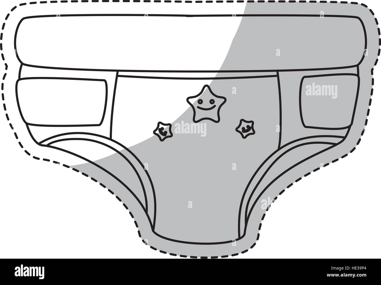 Baby nappy clean Stock Vector Images - Alamy