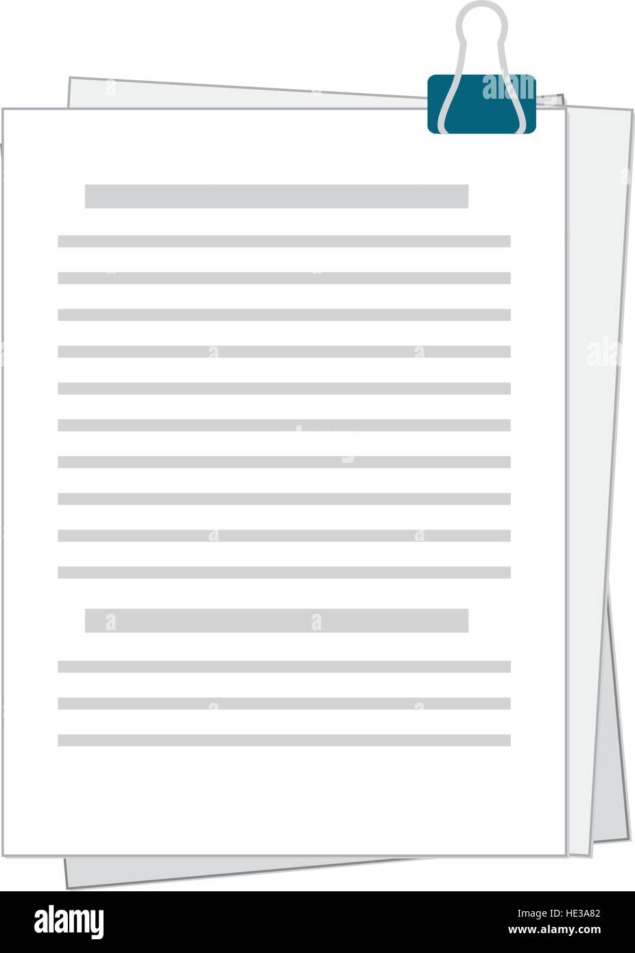 pages documents icon over white background. colorful design. vector ...