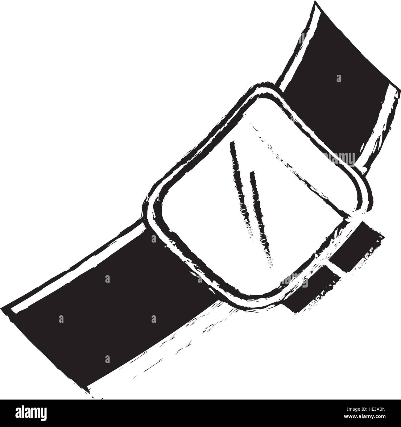sketch smart watch wearable technology digital vector illustration eps ...