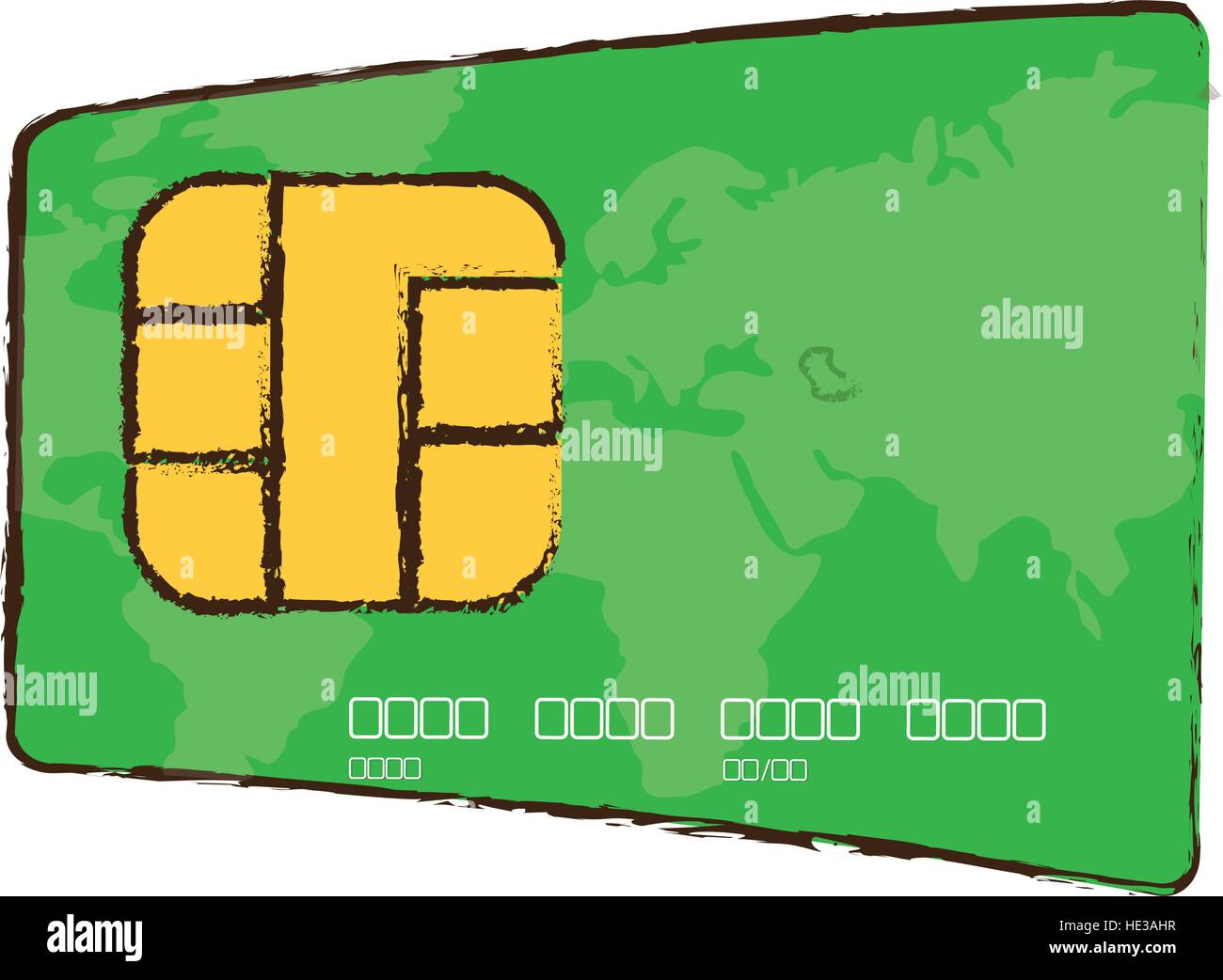 Passport wallet credit card Stock Vector Images - Alamy