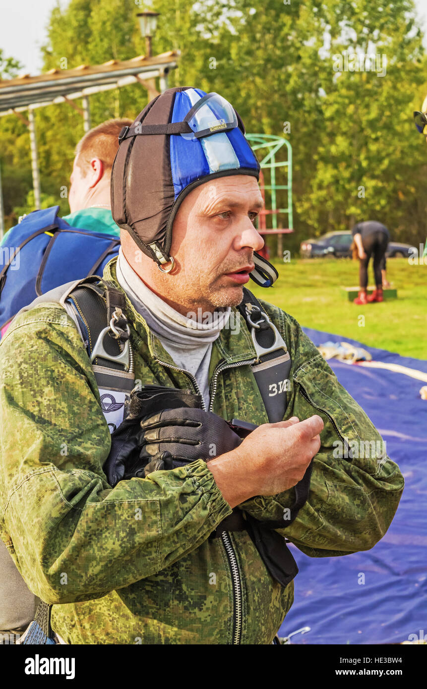 Parachutists - 2014. Portrait Stock Photo - Alamy