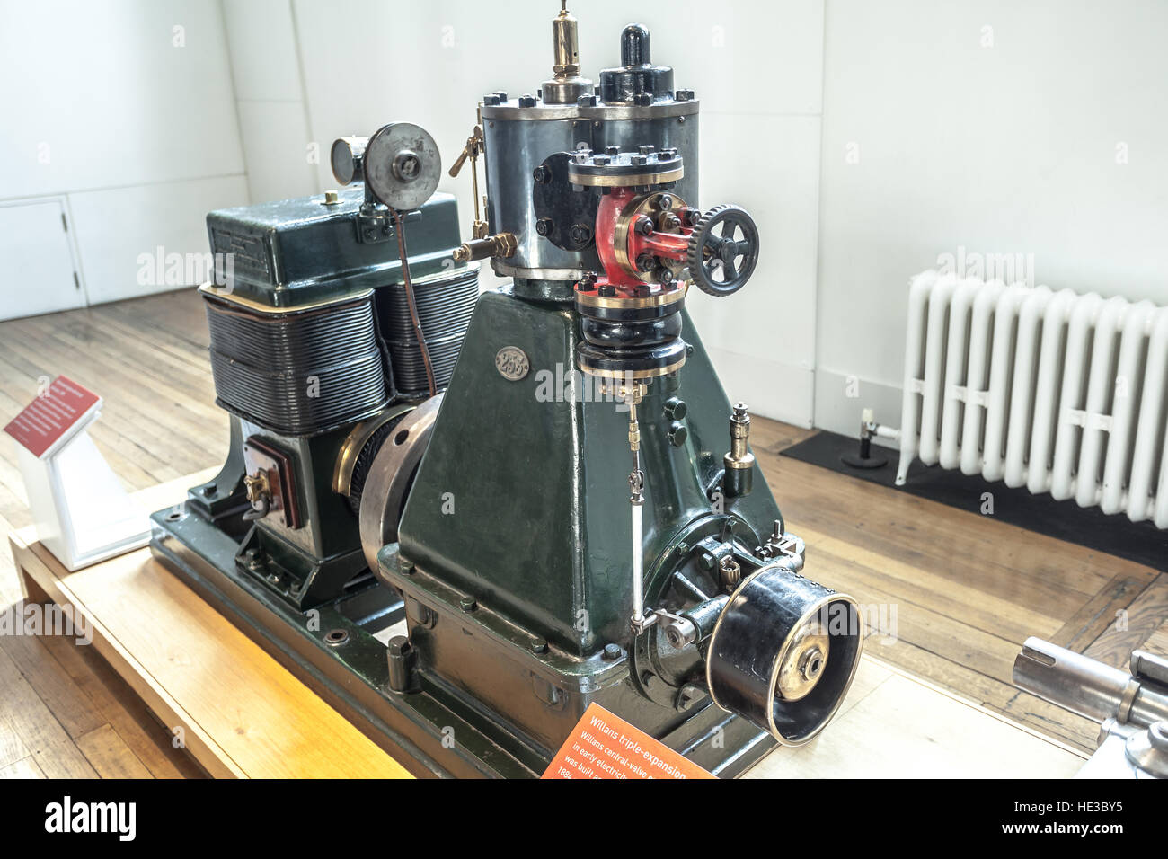 London UK, Willans triple expansion engine 1887 Stock Photo - Alamy