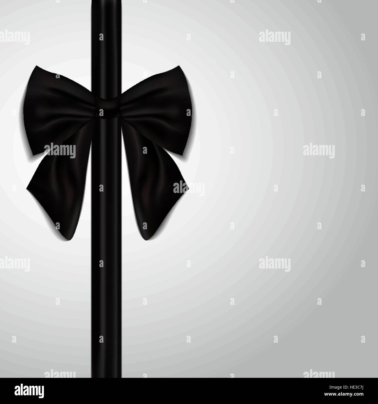 Black decorative bow Vector illustration Stock Vector Image & Art - Alamy
