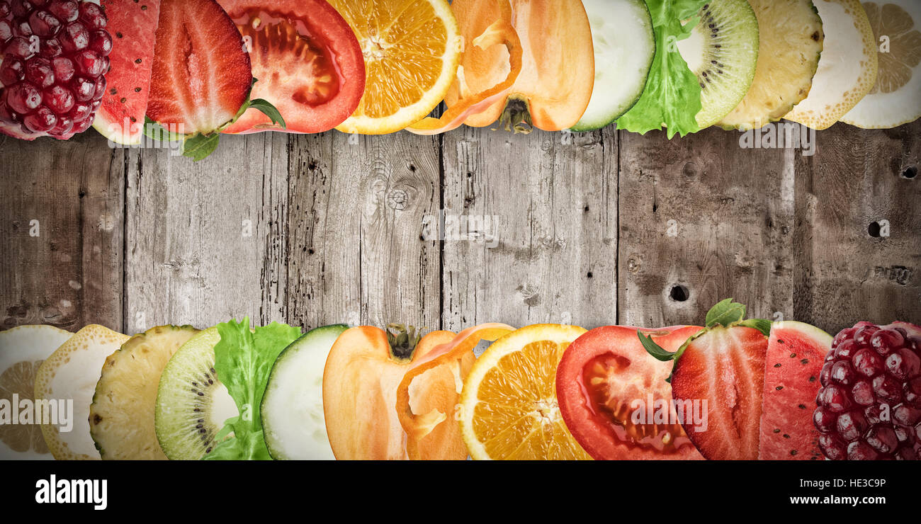 Fruit banner hi-res stock photography and images - Alamy