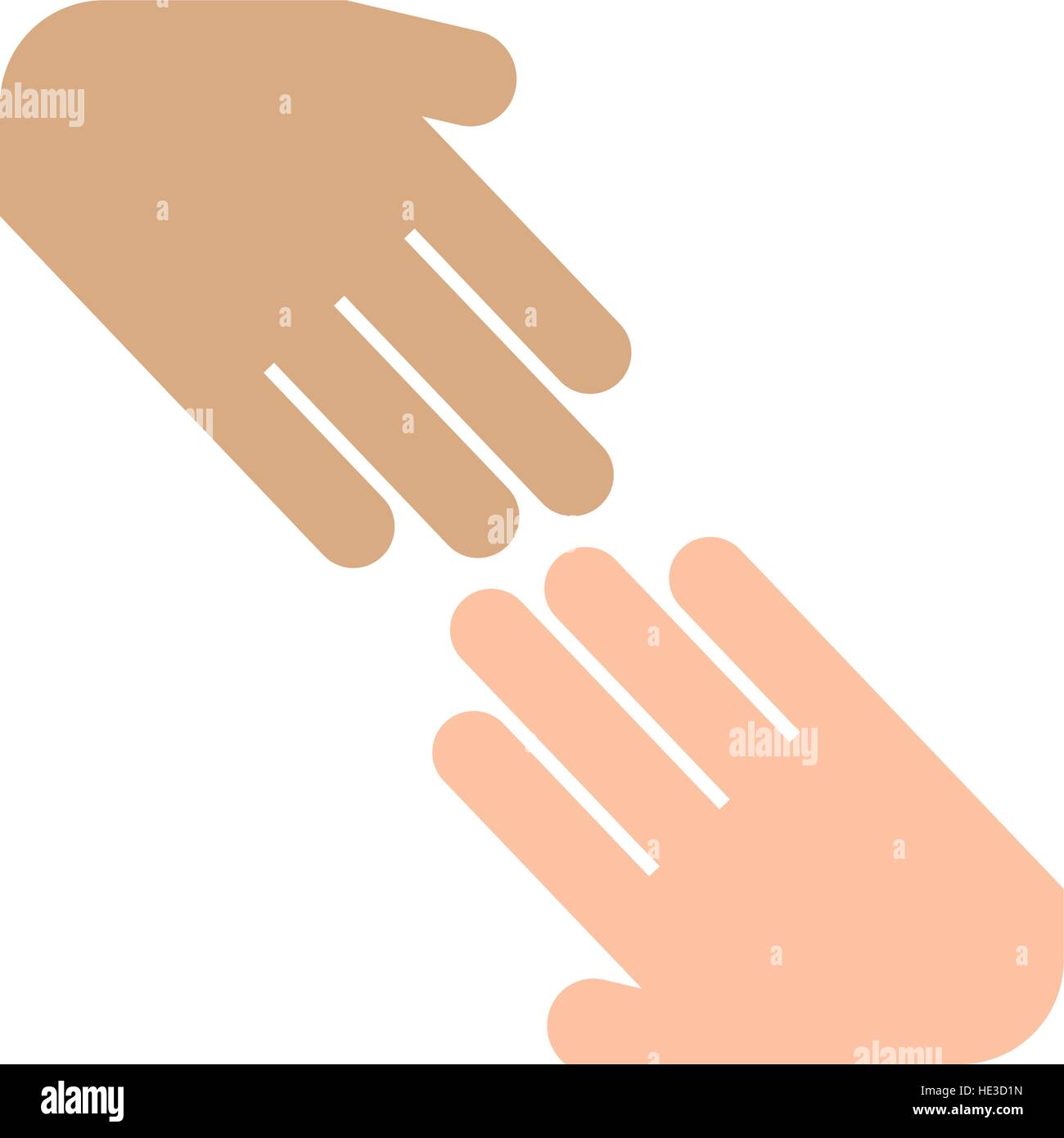 hand shake isolated icon vector illustration design Stock Vector Image ...