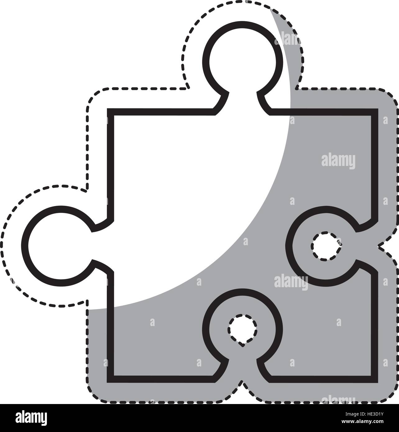 puzzle piece isolated icon vector illustration design Stock Vector ...