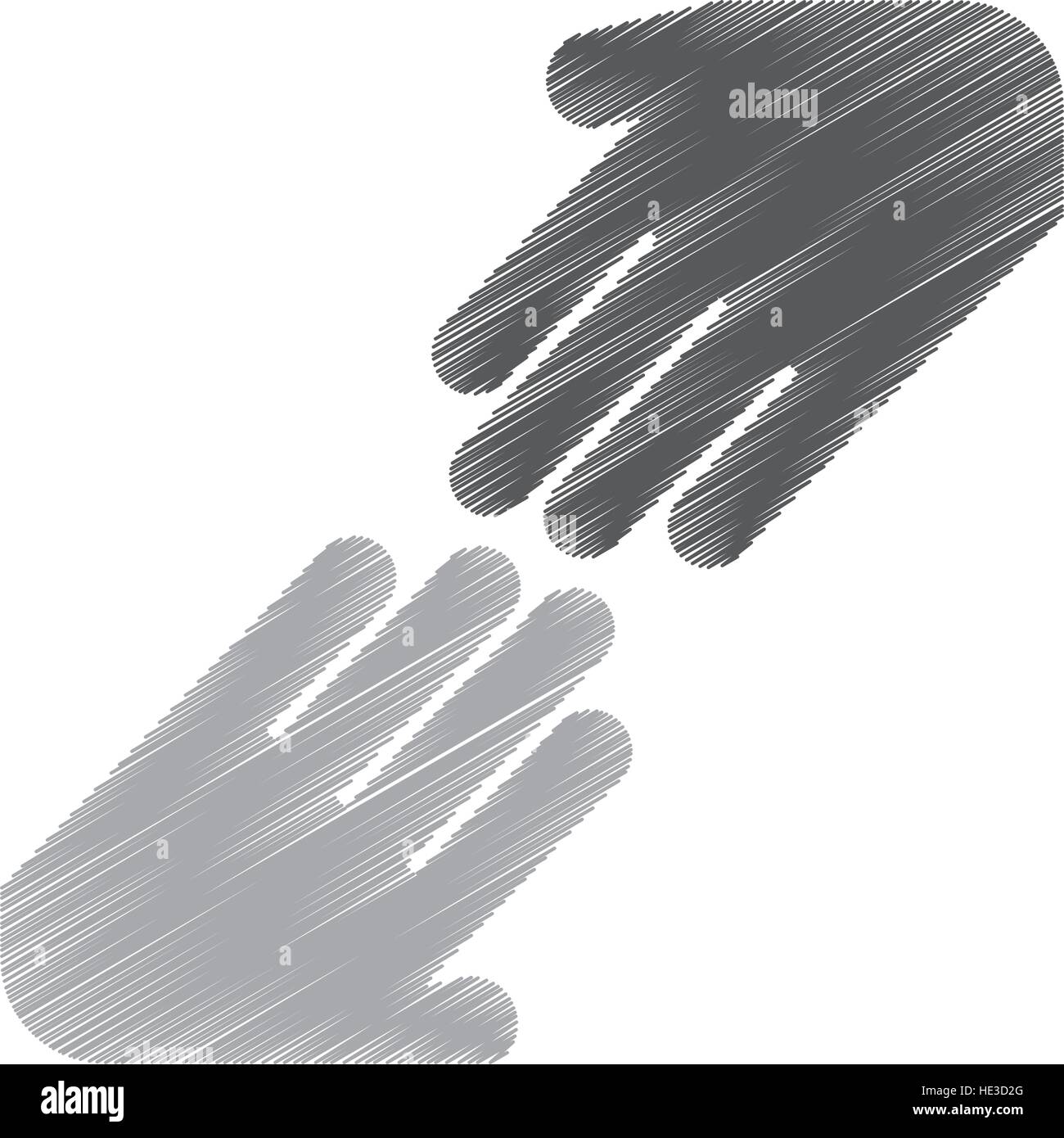 hand shake isolated icon vector illustration design Stock Vector Image ...