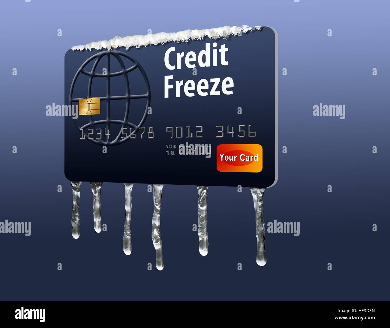 Credit freeze on your credit reports is represented by this ...