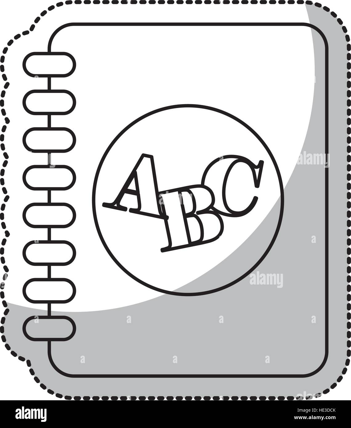 note book library isolated icon vector illustration design Stock Vector ...