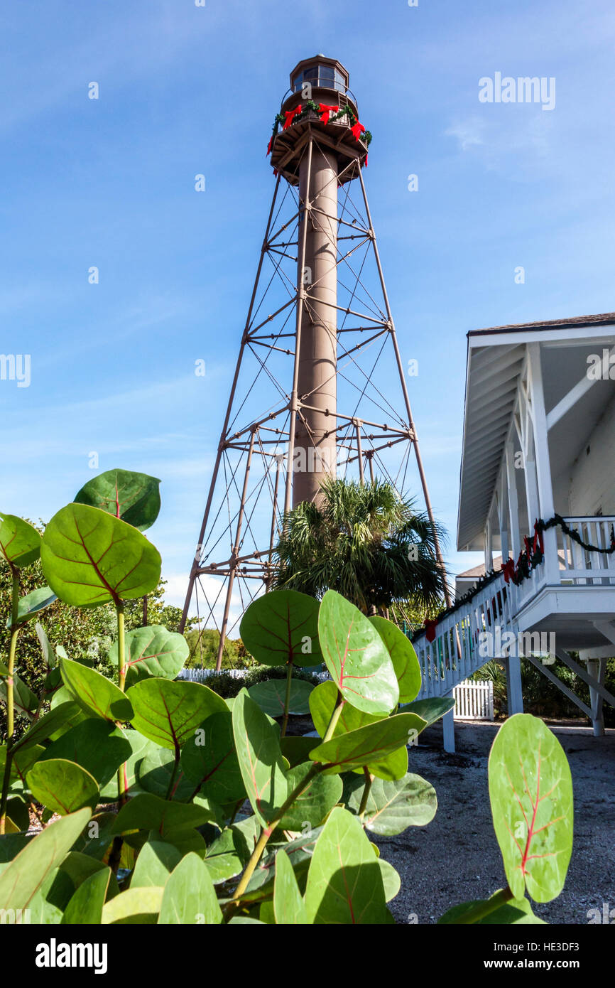 Florida Sanibel Island,Lighthouse,Sanibel Island Light Point Ybel Light ...
