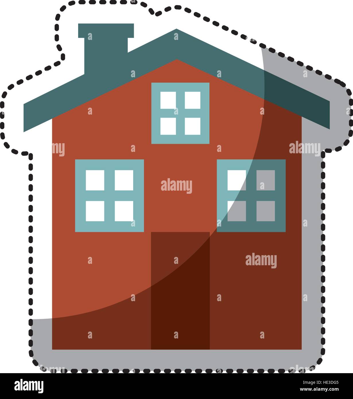 house exterior isolated icon vector illustration design Stock Vector ...