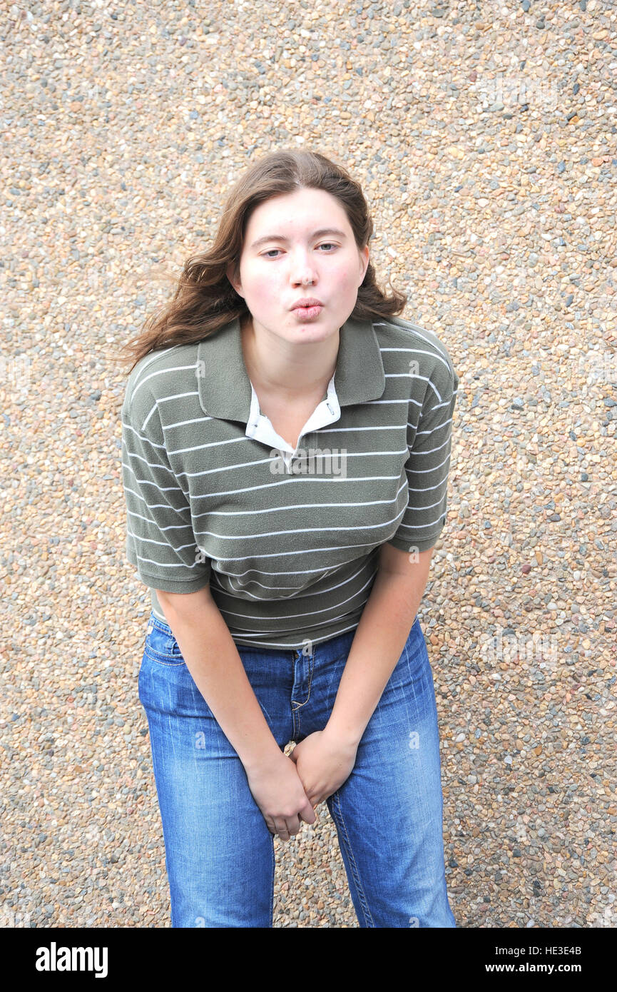 Female beauty expressions Stock Photo - Alamy