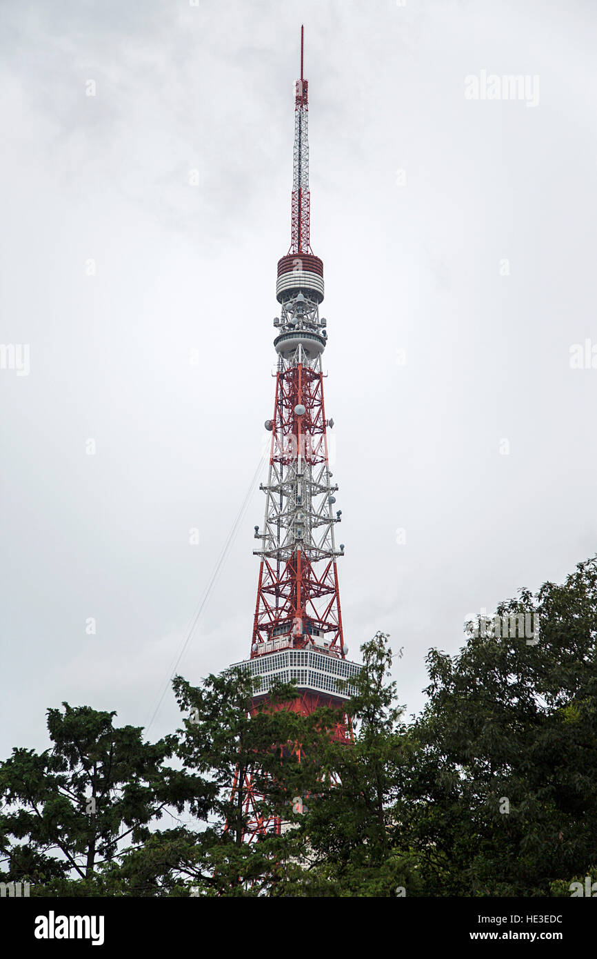 View at Tokyo communication tower in Japan Stock Photo - Alamy
