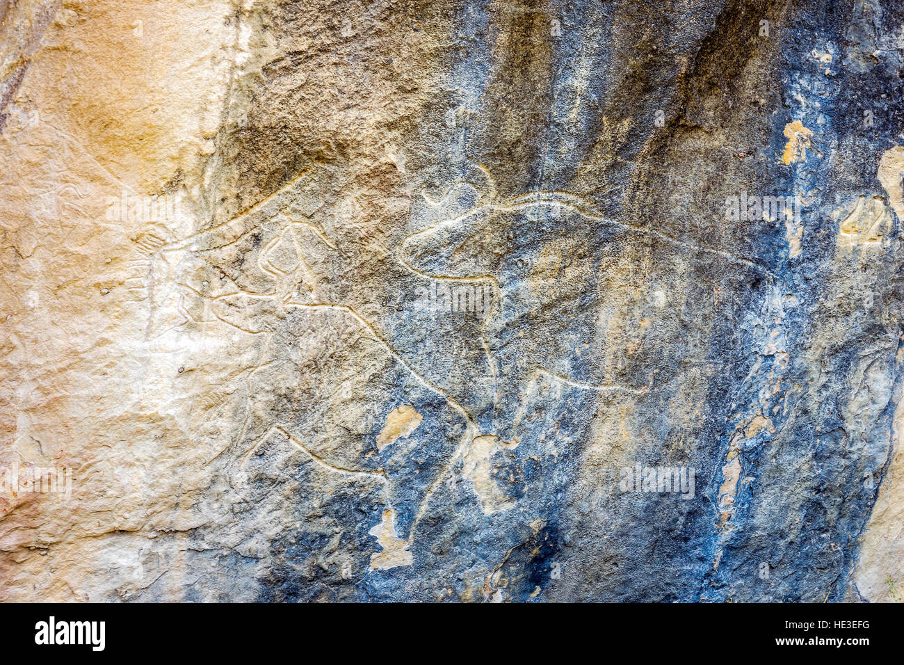 Rock drawings rock drawings petroglyphs hi-res stock photography and ...