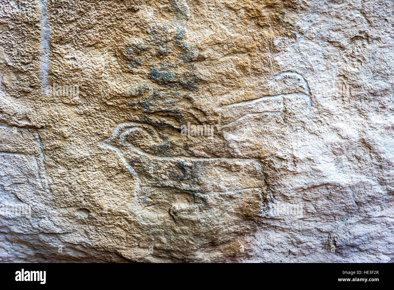 Rock drawing petroglyph hi-res stock photography and images - Alamy