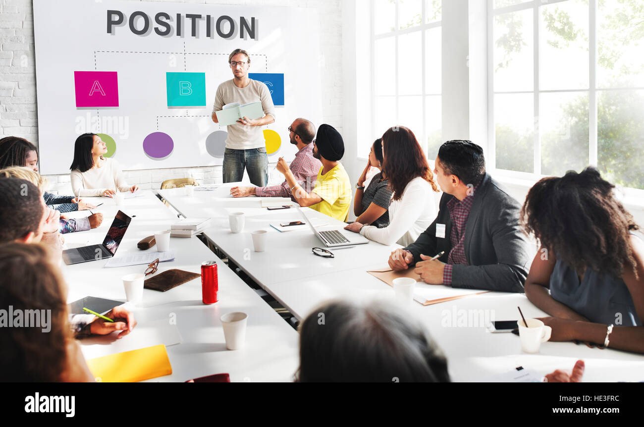Position Organization Chart Structure Concept Stock Photo - Alamy