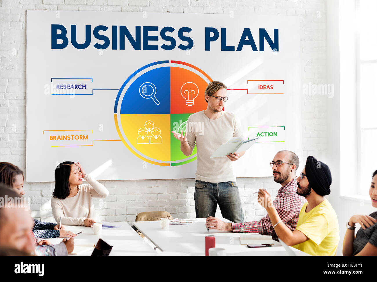 Business Plan Strategy Development Concept Stock Photo - Alamy