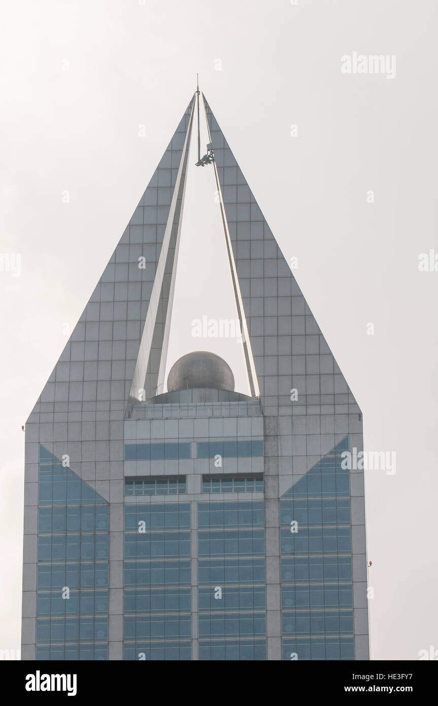 Tomorrow Square Tower skyscraper building downtown Shanghai, China ...