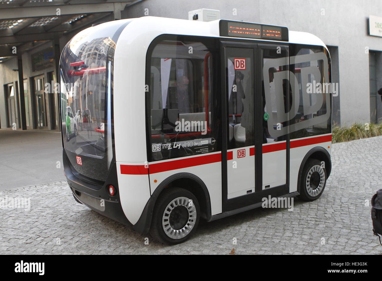 Berlin, Germany. 16th Dec, 2016. The autonomous bus (prototype) from ...