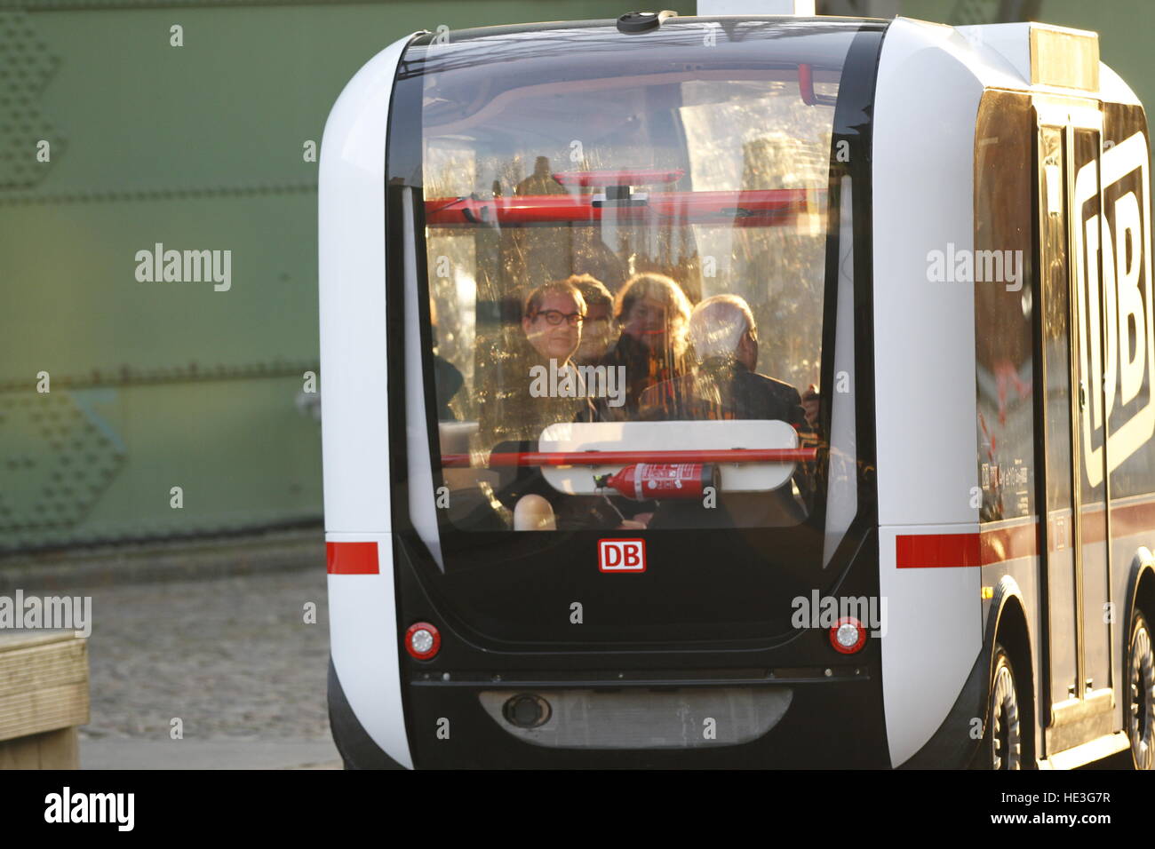 Berlin, Germany. 16th Dec, 2016. The autonomous bus (prototype) from ...