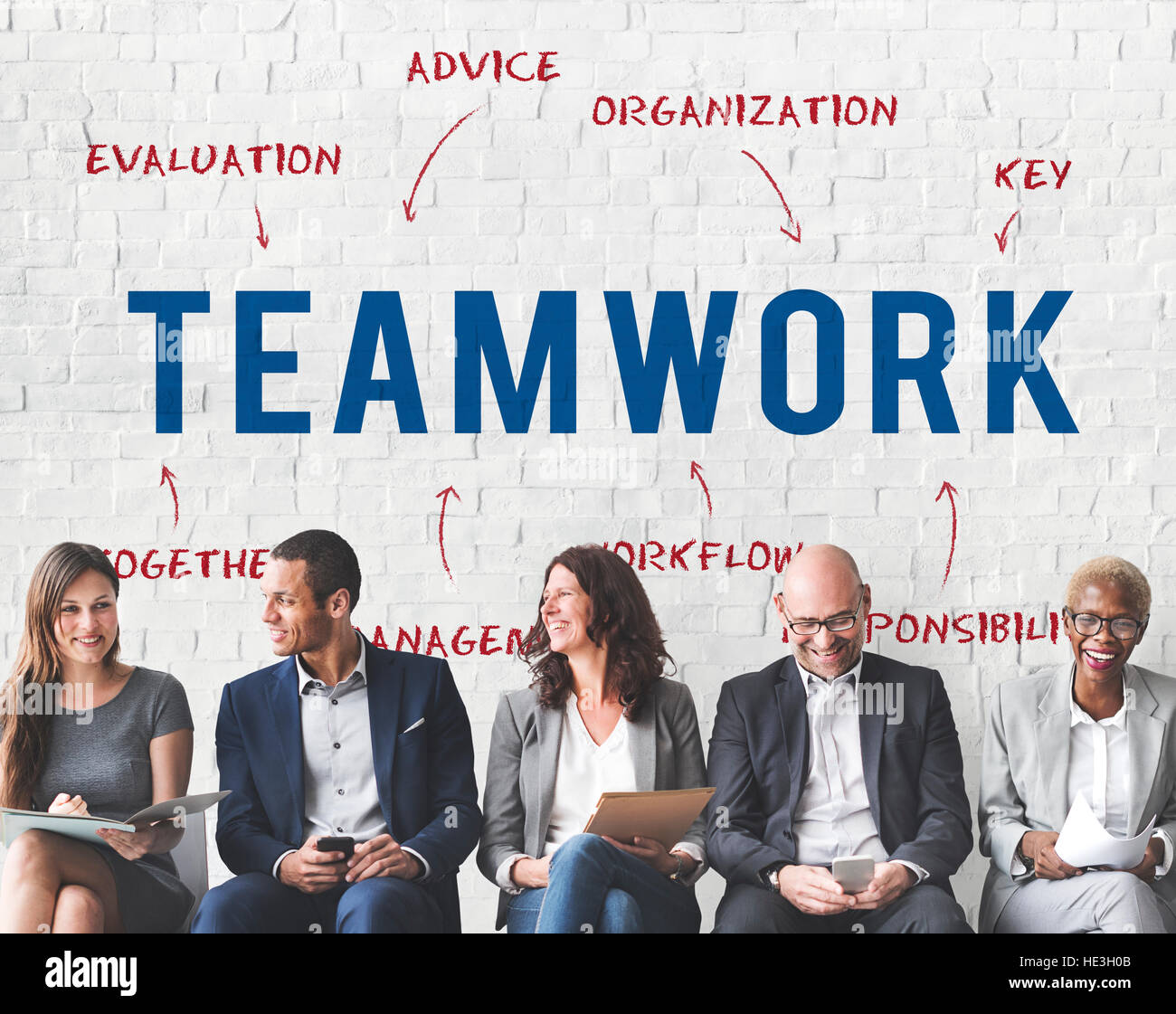 Teamwork Business Company Strategy Marketing Concept Stock Photo - Alamy