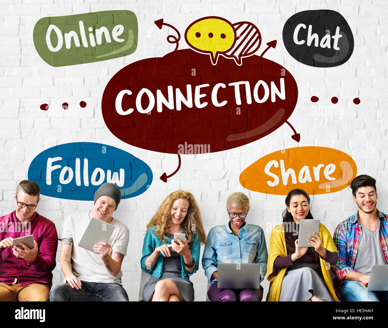 Social Media Word Diagram Concept Stock Photo - Alamy