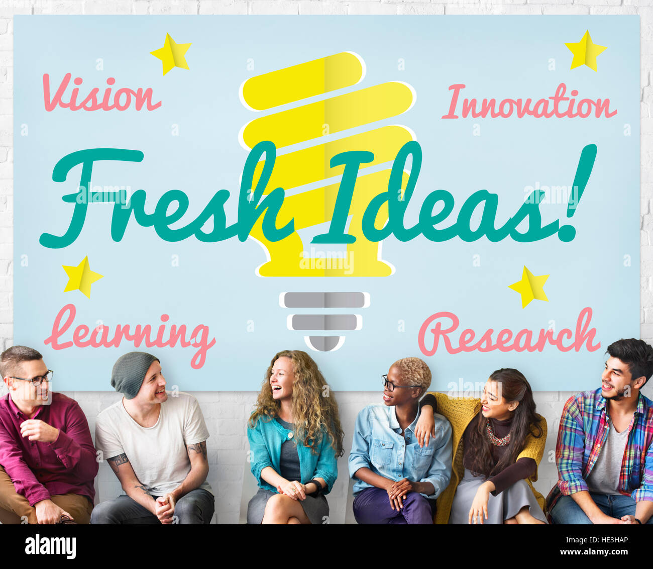 Be Creative Fresh Ideas Concept Stock Photo - Alamy